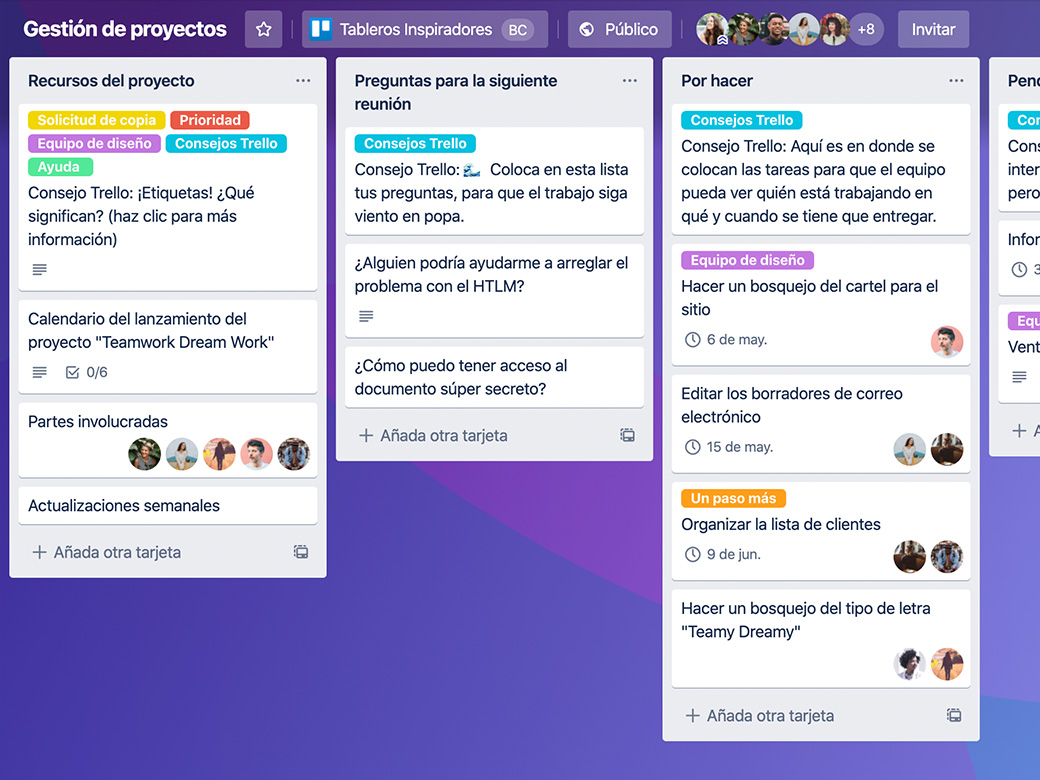 Trello para equipos remotos